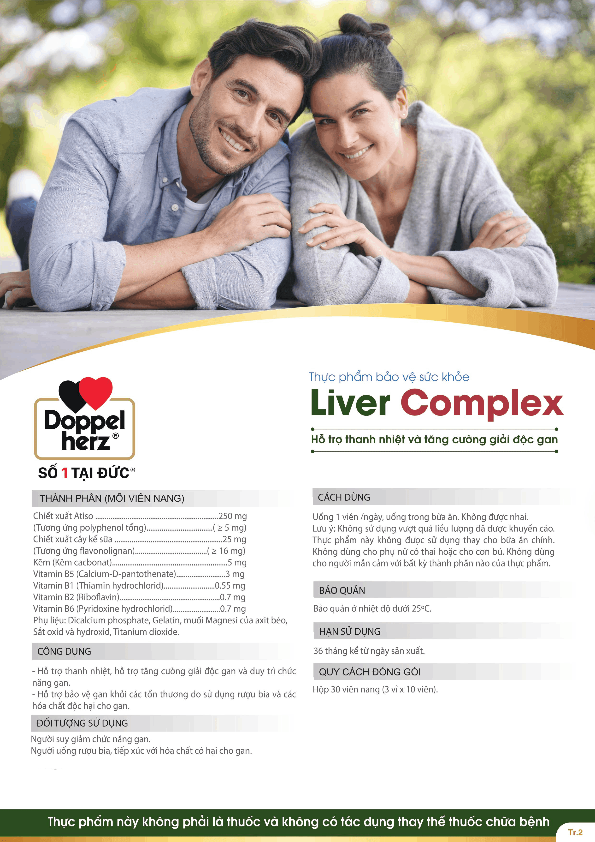 Review Viên uống hỗ trợ giải độc gan, hạ men gan Doppelherz Aktiv Liver Complex (Hộp 30 viên)