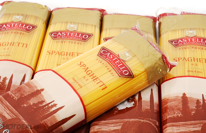 Combo Mì Spaghetti Castello (500g) & Sốt Basil Castello (350g) | Tiki