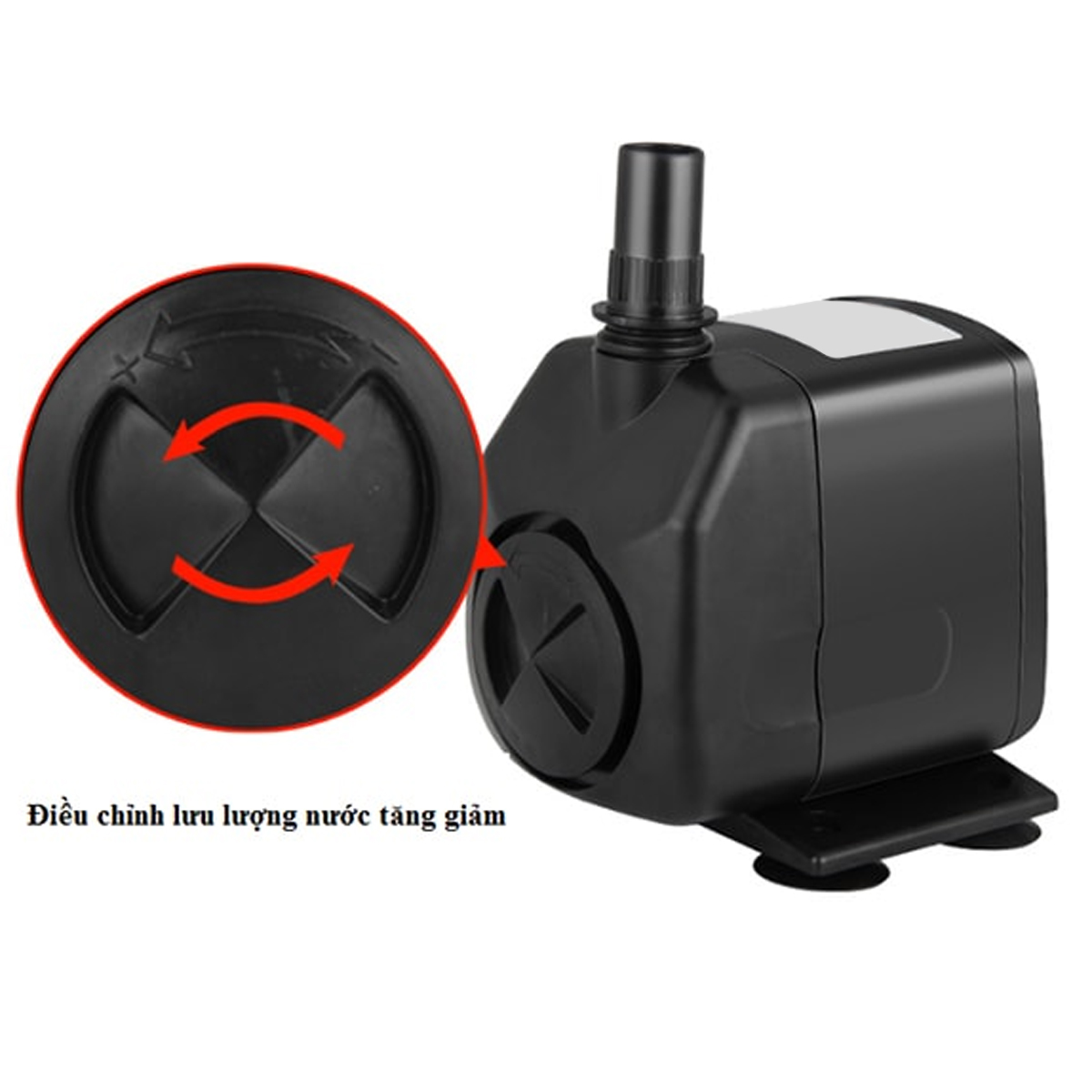 Máy bơm nước AP3500 60W, 3000L/H cho bể cá, hồ thủy sinh, hòn non bộ ...