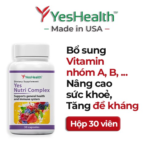 Review Viên uống bổ sung vitamin tổng hợp Yeshealth Yes Nutri Complex ...