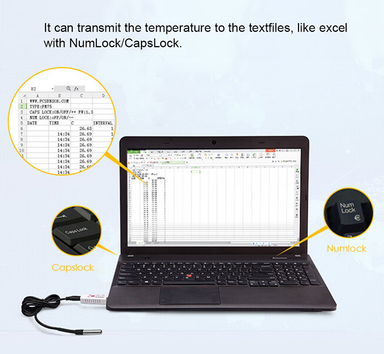 Mua USB Màu Trắng Cảm Biến Nhiệt Độ Cho Laptop