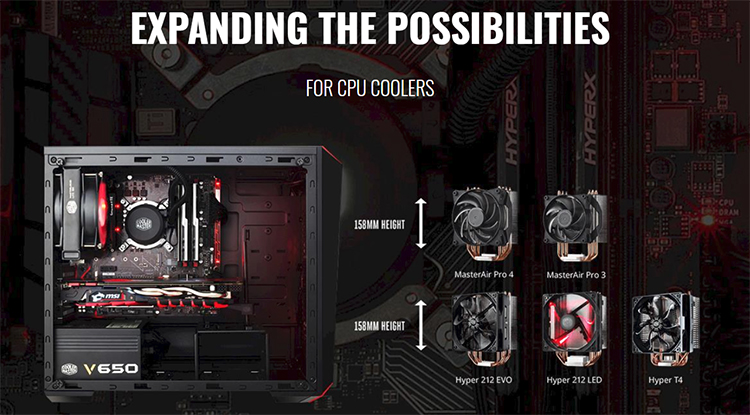 Case Cooler Master MasterBox LITE 3.1 TG - Vỏ máy tính chính hãng ...