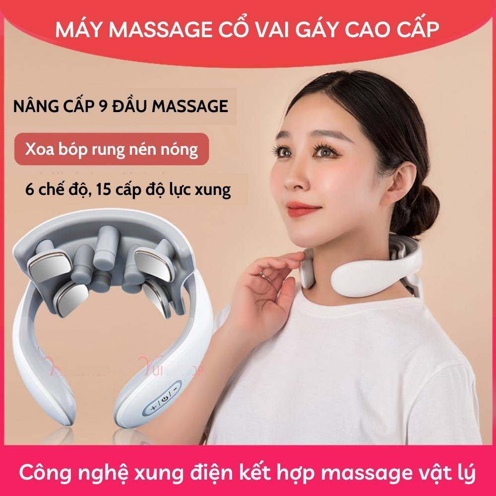 Mua Máy Massage Cổ Vai Gáy Loại Tốt Của Nhật Máy Mát Xa Xung điện Cao Cấp Chuyên Mat Xa Co Vai