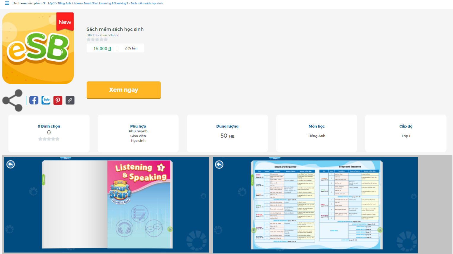 Mua i-Learn Smart Start Listening & Speaking 1 Sách mềm sách học sinh giá rẻ nhất | TecKi.Vn