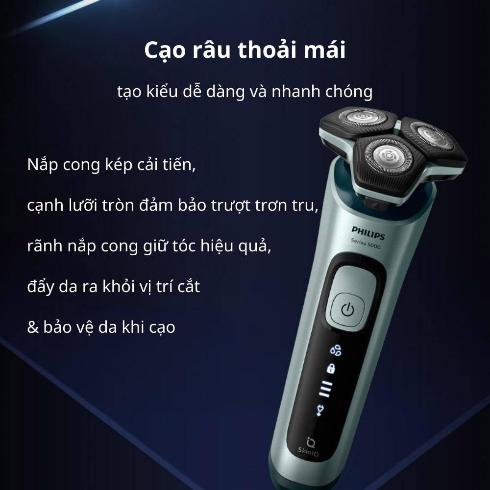 Mua Máy cạo râu điện Philips SU5799 cạo râu khô và ướt, kèm đầu cắt lông mũi Seri S5000 tích hợp ...